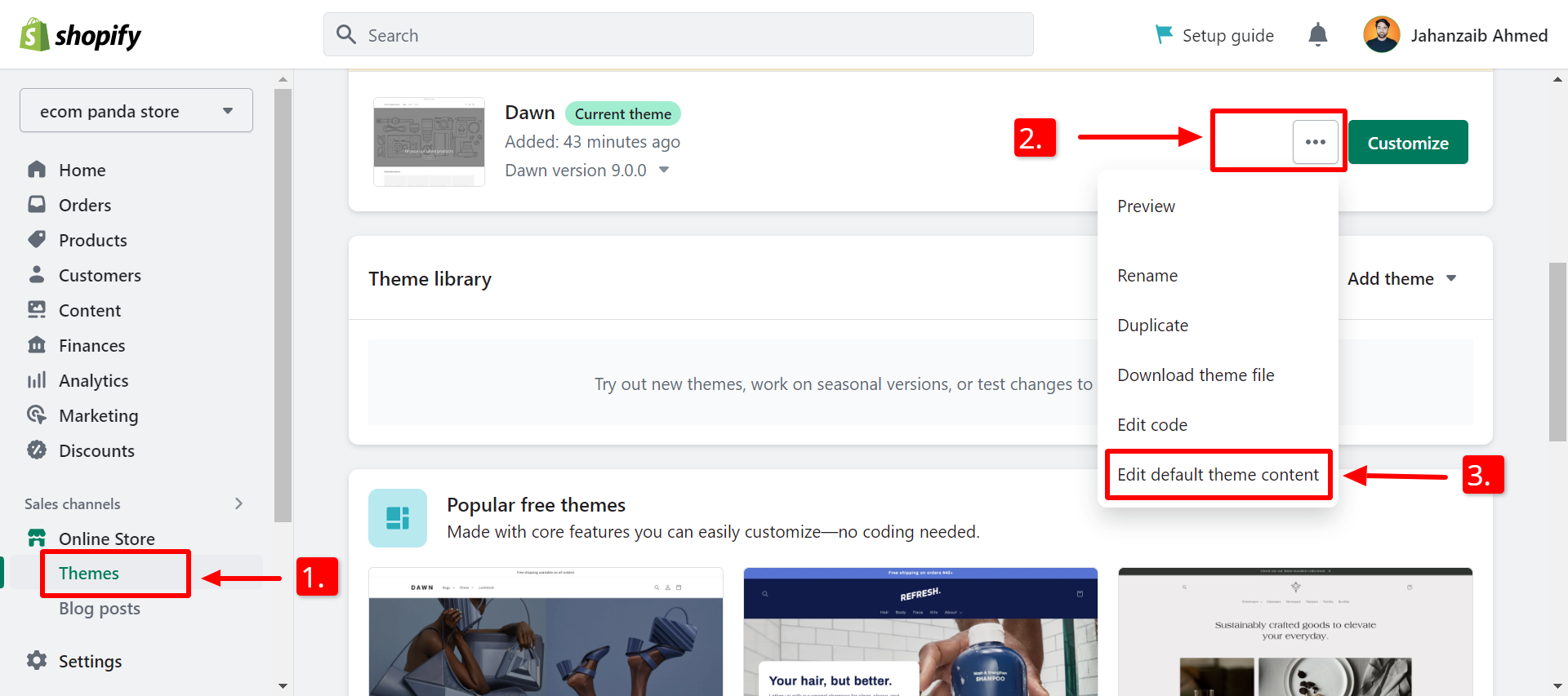 How to Remove Powered by Shopify in 3 Steps | Ecom Panda
