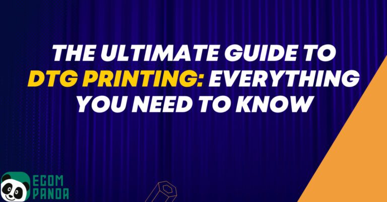 The Ultimate Guide to DTG Printing: Everything You Need