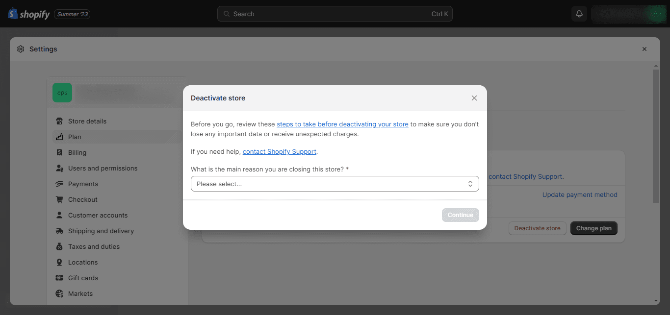 How to Delete Shopify Account Permanently | Ecom Panda